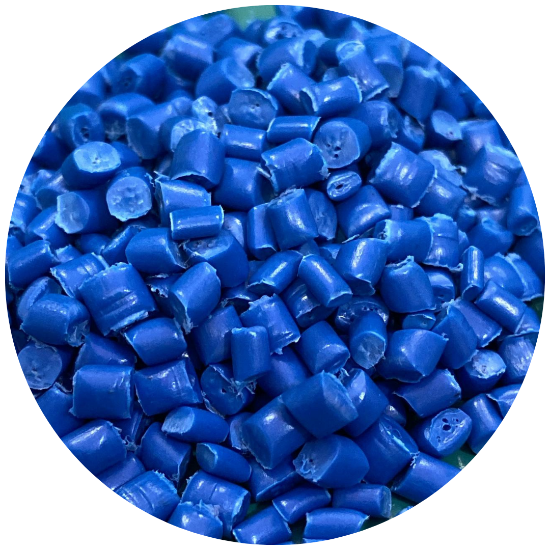 LDPE Light Blue Granules Recyclean India