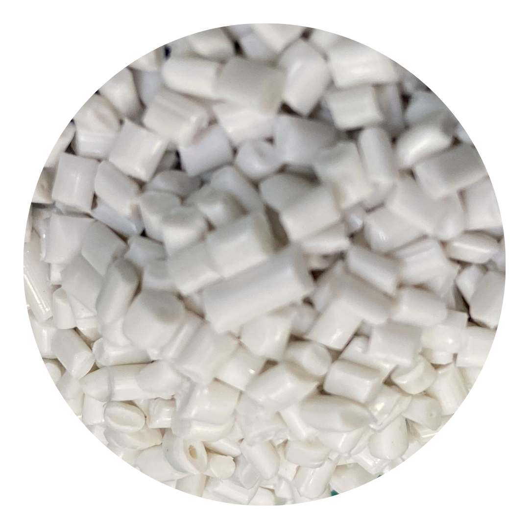 Recycled PPCP White Granules Recyclean India