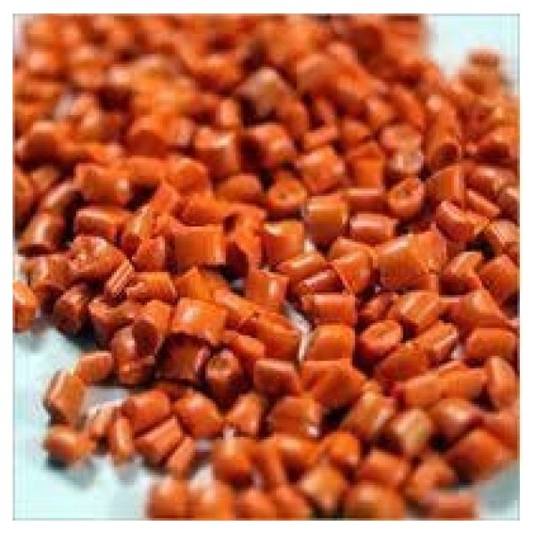 Orange HDPE Plastic Granules Recyclean India