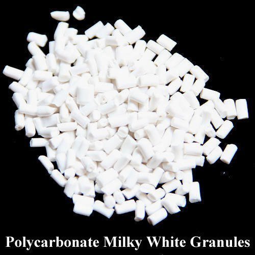 Milky White Polycarbonate Granules Recyclean India
