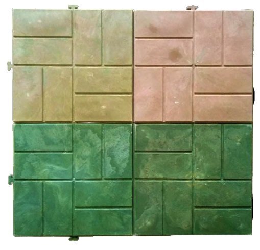 Recycled Plastic Tiles Recyclean India